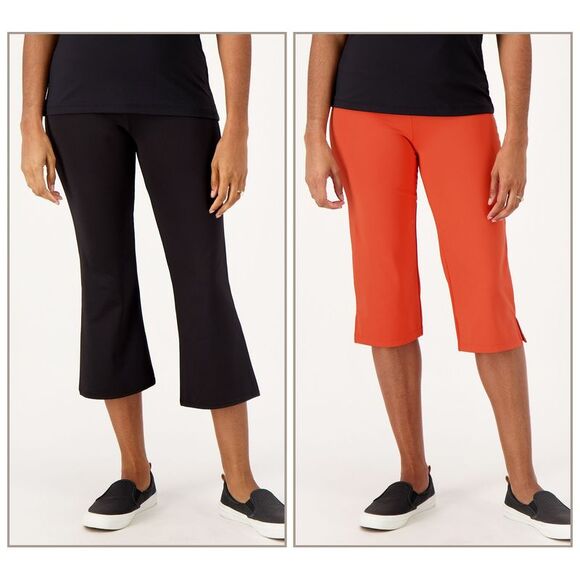 zuda | Pants & Jumpsuits | Zuda Womens Petite Pants Pm Cropped Flare ...